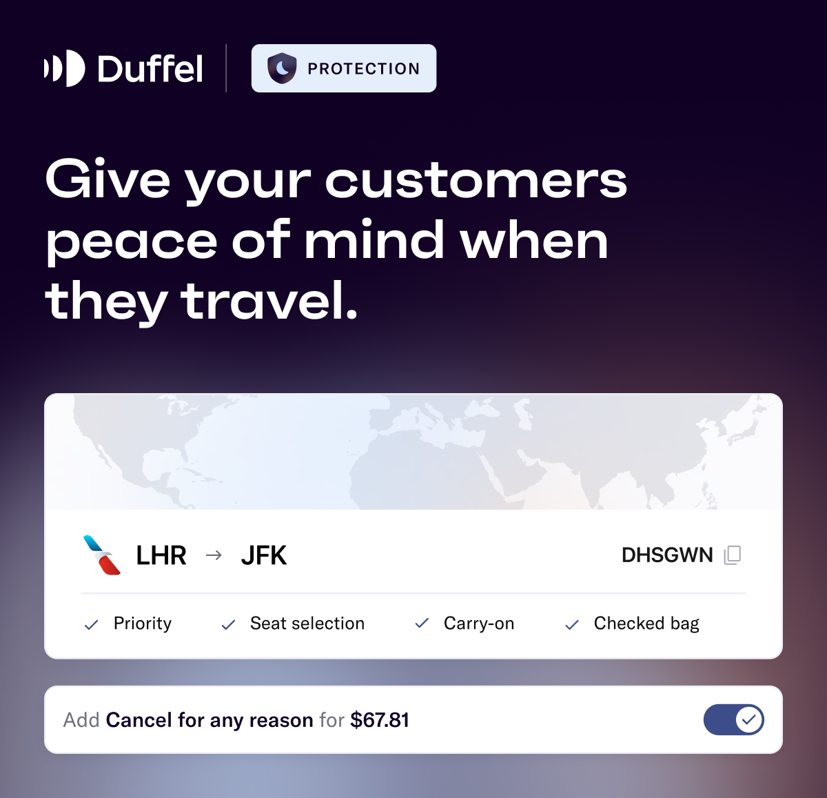 Introducing Duffel Protection: Give your customers peace of mind | Duffel